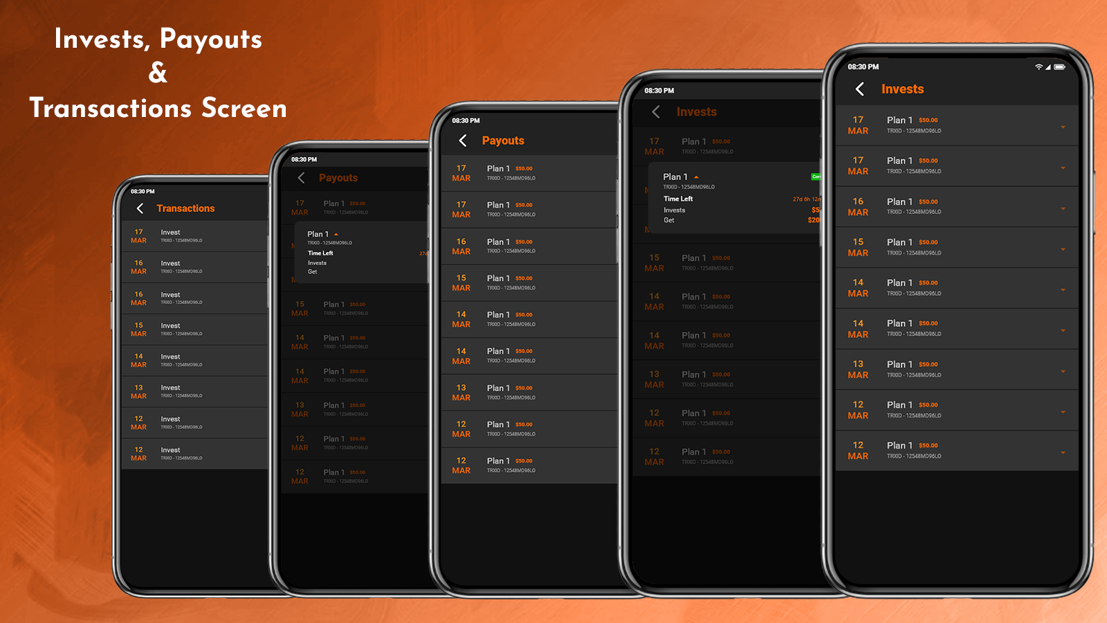 CrypInvest - Cryptocurrency Investment Platform Flutter App UI Kit by AppDevsX
